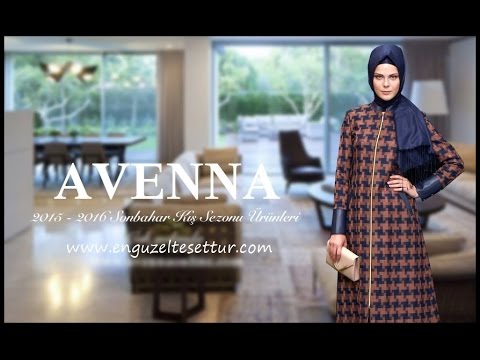 Avenna 2015-2016 Sonbahar Kış Tesettür Giyim Koleksiyonu Backstage