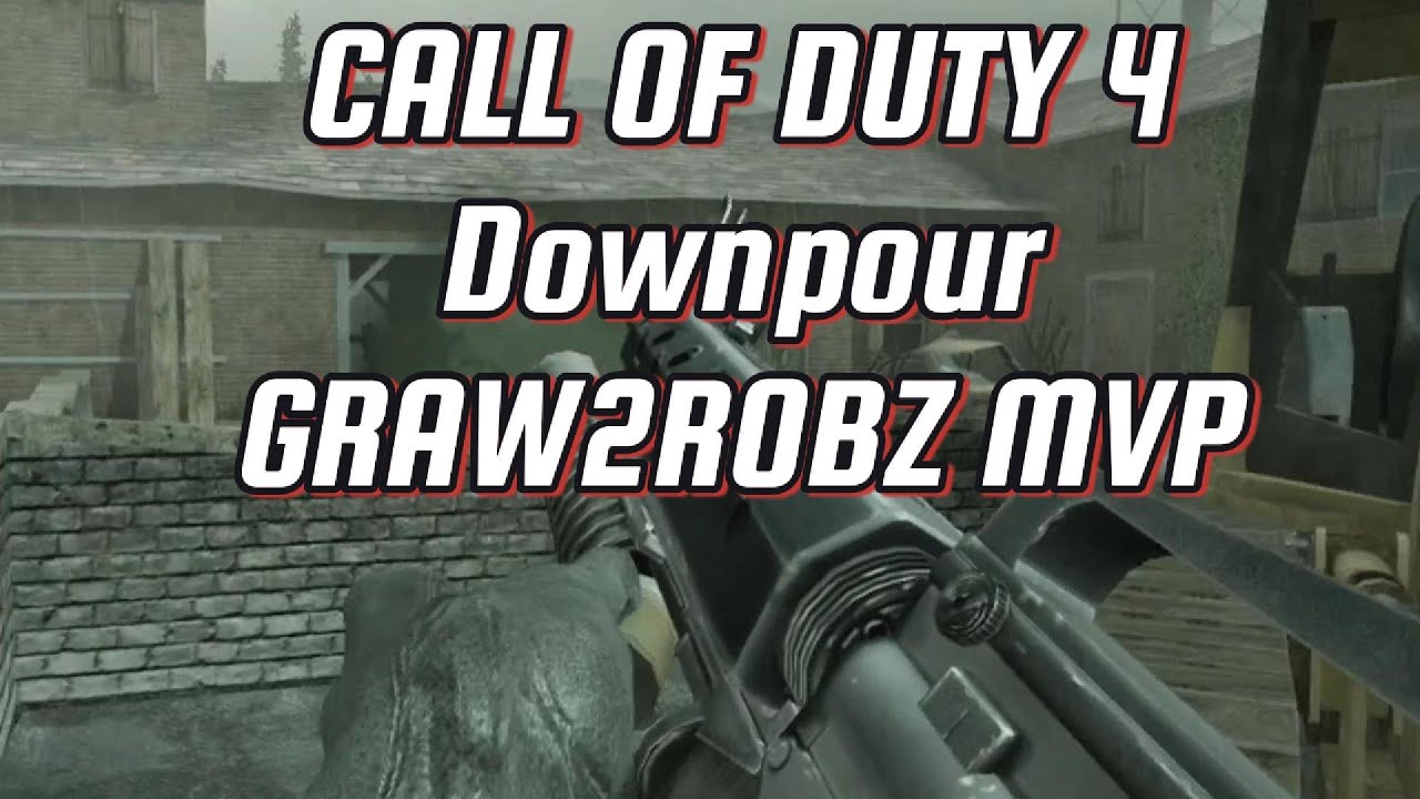 Call of Duty 4: Modern Warfare - MVP on Downpour XBOX 360 gameplay in ...