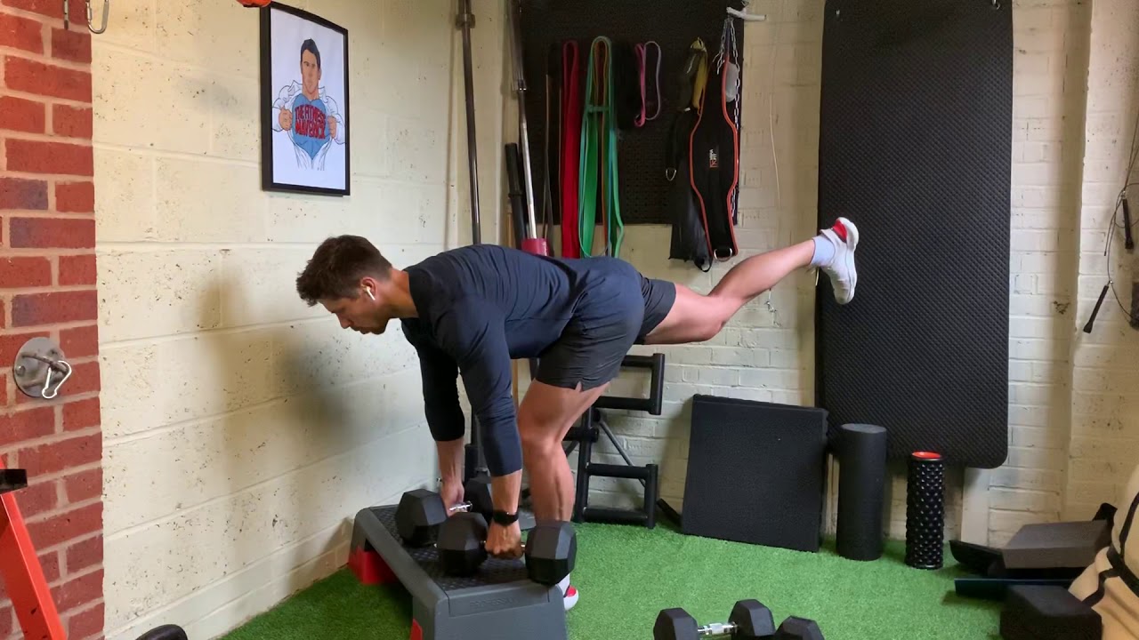 Deadstop Dumbbell Single-Leg RDL - YouTube