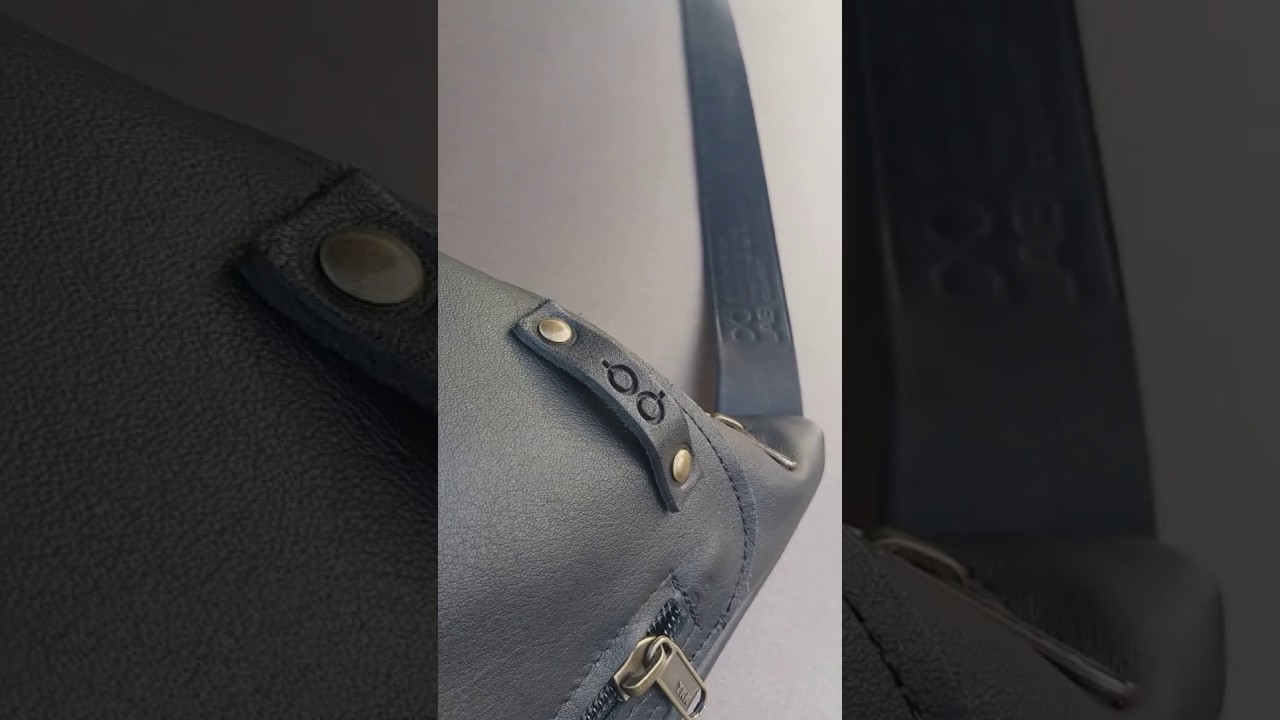 Zaino , MESSENGER , DJ , in pelle #oolab_oneoff_bags - YouTube