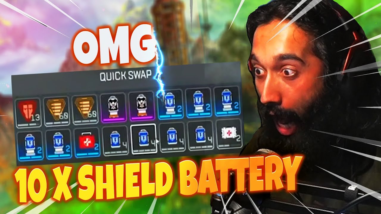 ShivFPS What AIM GOD Look Like in Apex | 10x Shield Battery | ShivFPS ...