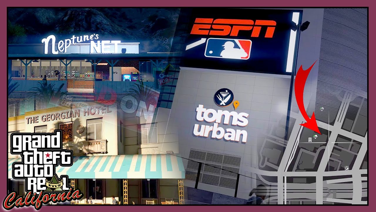 GTA 5Real & LA Revo 2.0 Locations Of New Places | AprilUpdate - YouTube