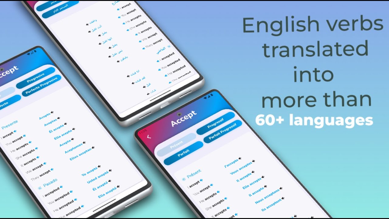 Master English Verb Conjugation - Learn, practice and translate verbs ...