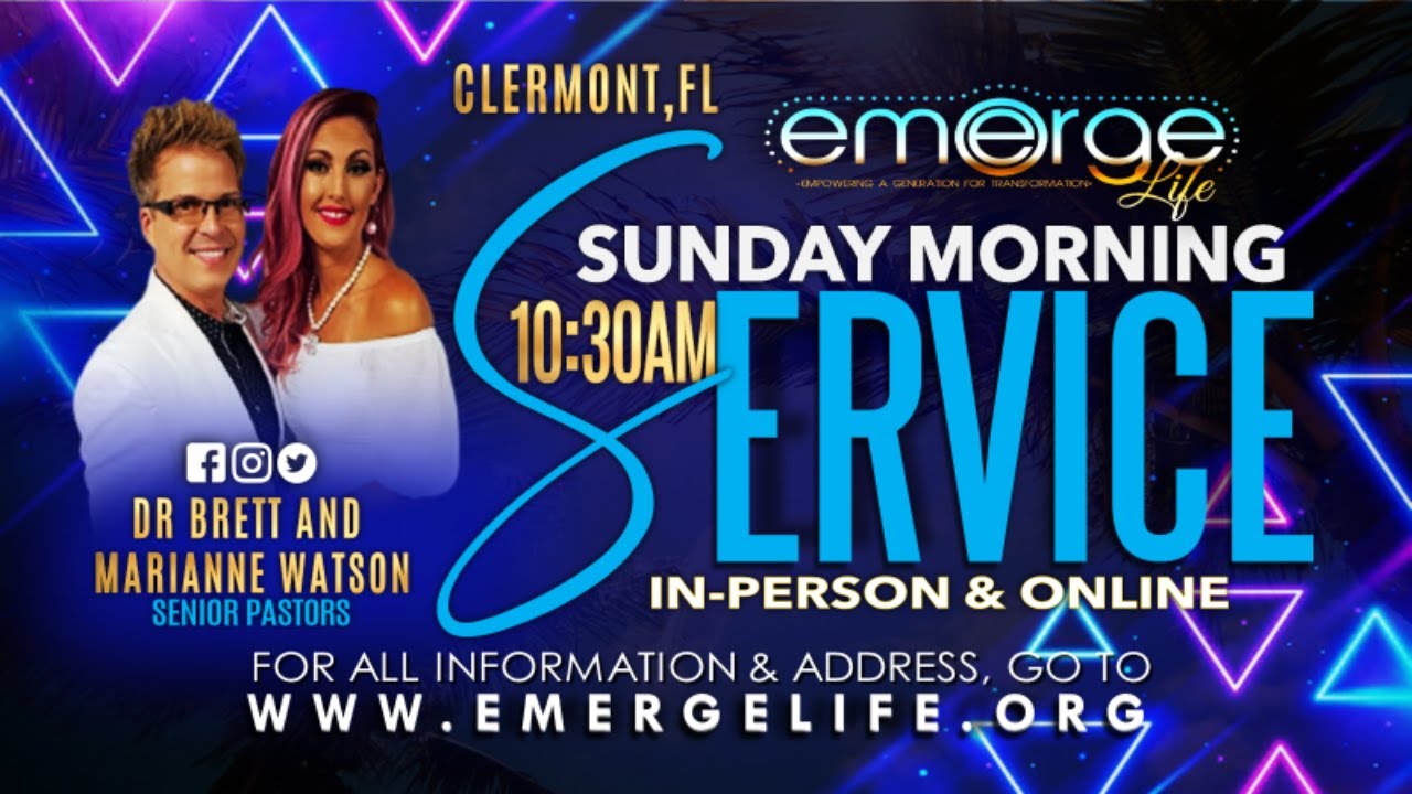 Emerge Life - LIVE - Dr Brett & Marianne Watson "The Law of Honor Part ...