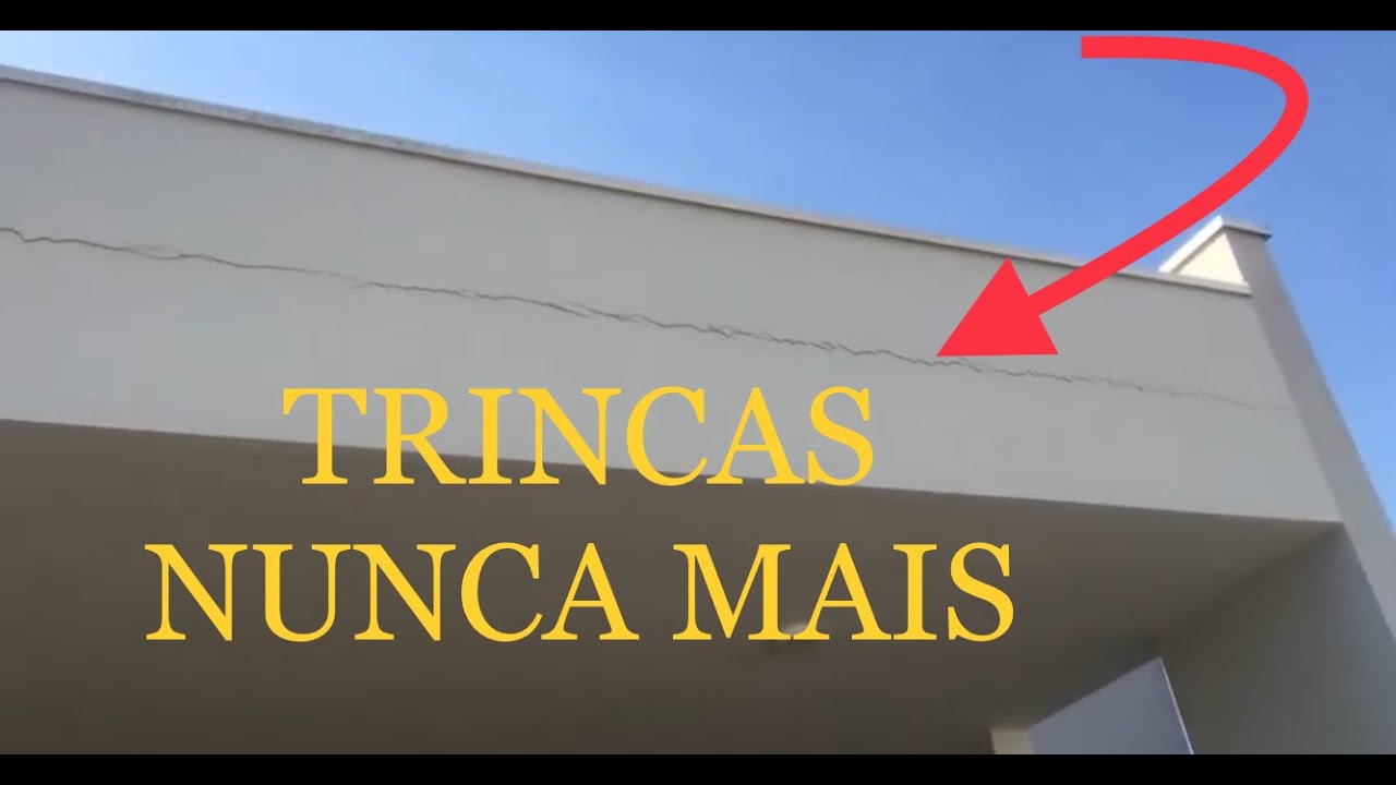 Como arrumar trincas de movimentação de laje - YouTube