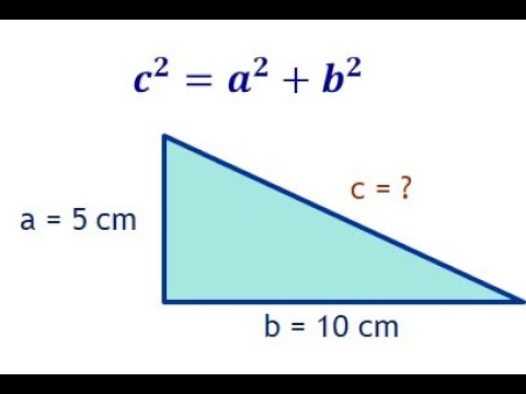 TRIÁNGULOS Y TEOREMA DE PITÁGORAS - YouTube