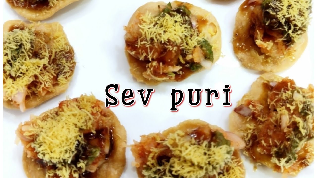 chatpati sev puri ! sav puri recipe! street food chaat ! Sev puri ...