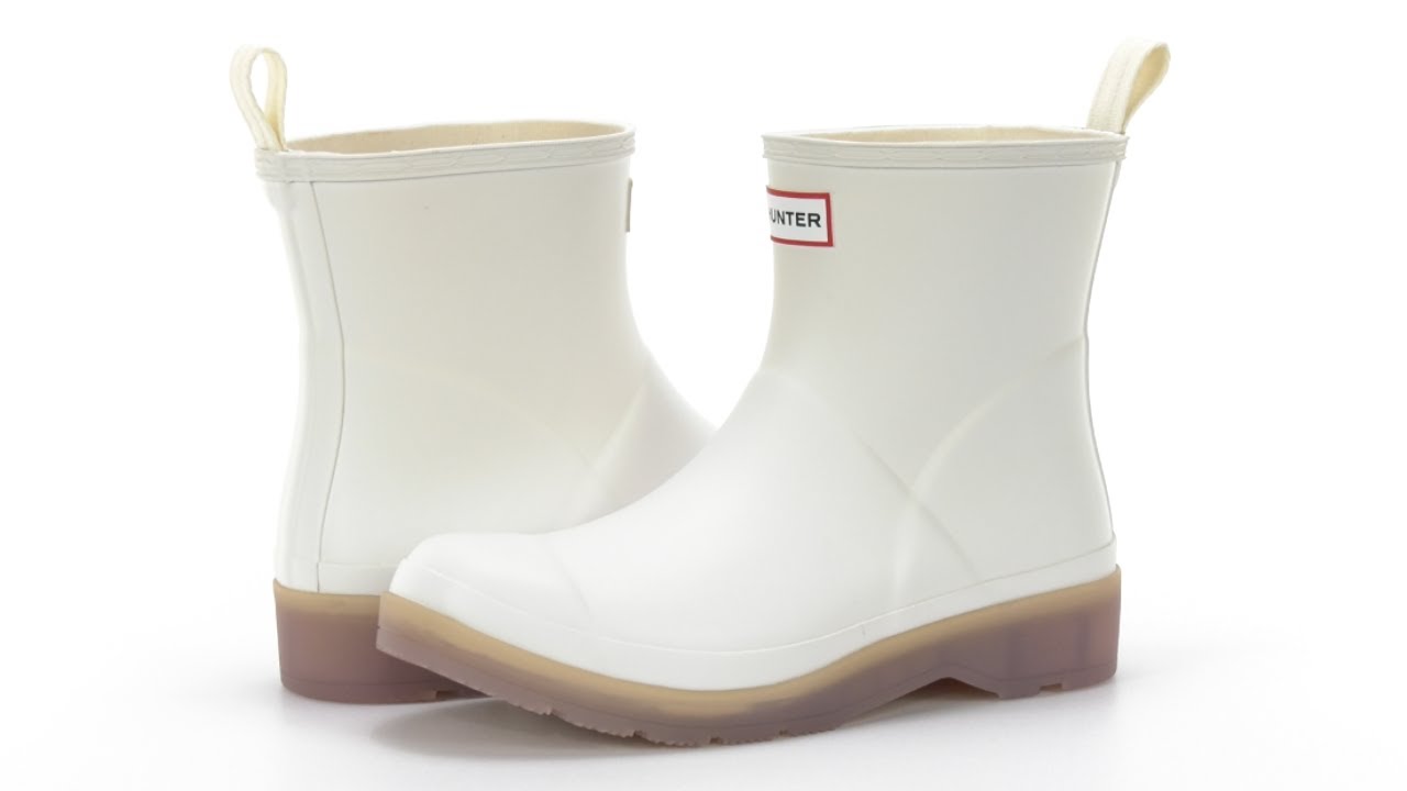 Hunter Play Short Translucent Sole Boot SKU: 9959147 - YouTube