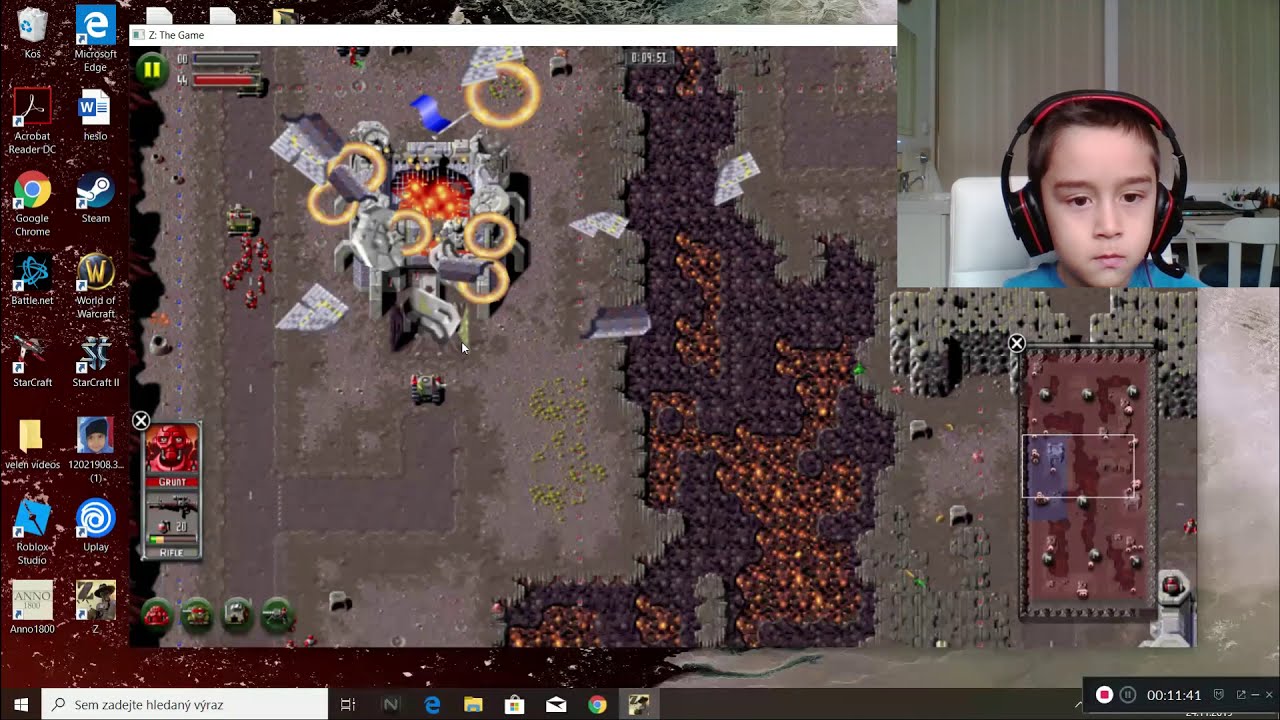 Z (Bitmap Brothers) Gameplay: Control tiny jeeps and tanks with Velenek ...