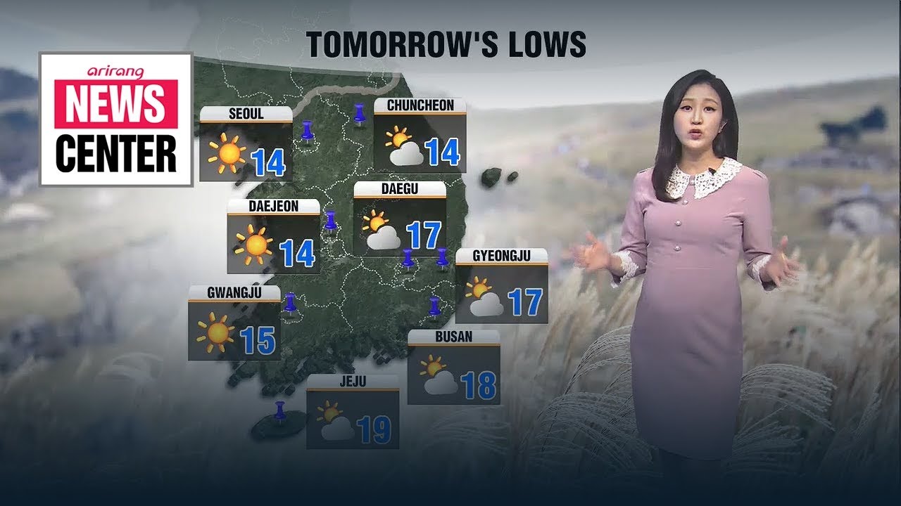 Perfect autumn weather this weekend - YouTube