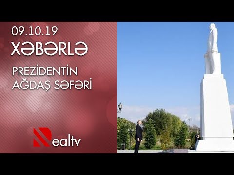 Prezident İlham Əliyev Ağdaş rayonuna səfərə gedib