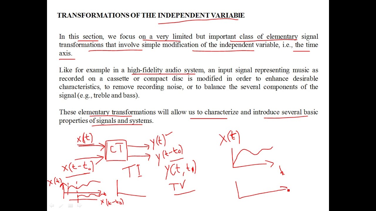 Transformation of the Independant Variable Part 0_3 - YouTube