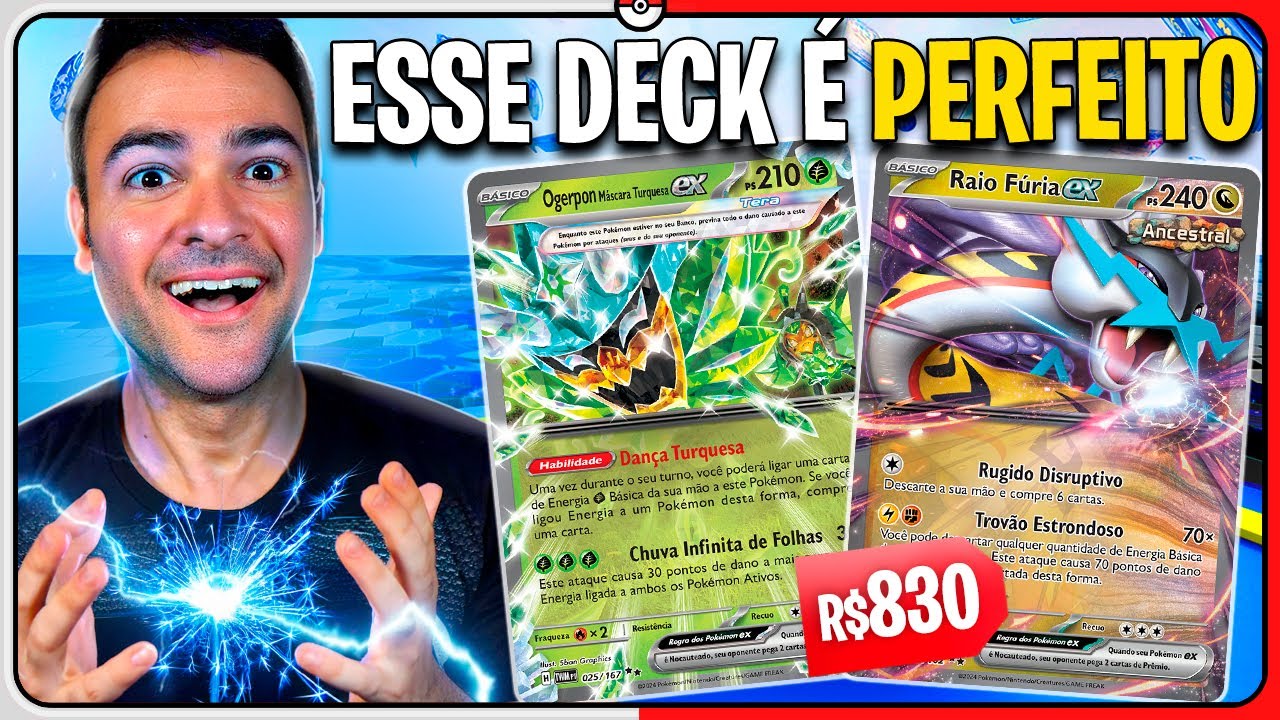 Pokémon TCG LIVE: Esse Deck é MUITO FORTE!! Raio Fúria e Orgepon EX ...