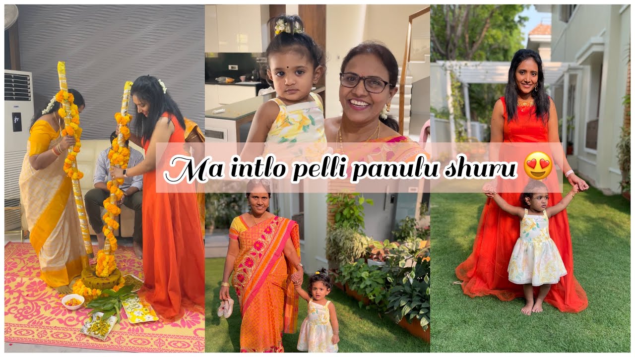 Pasupu Function Vlog! / Wedding series 😍 / Telugu vlogs in Hyderabad ...