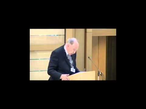 Leonard Swidler Addressing Scottish Parliament - YouTube