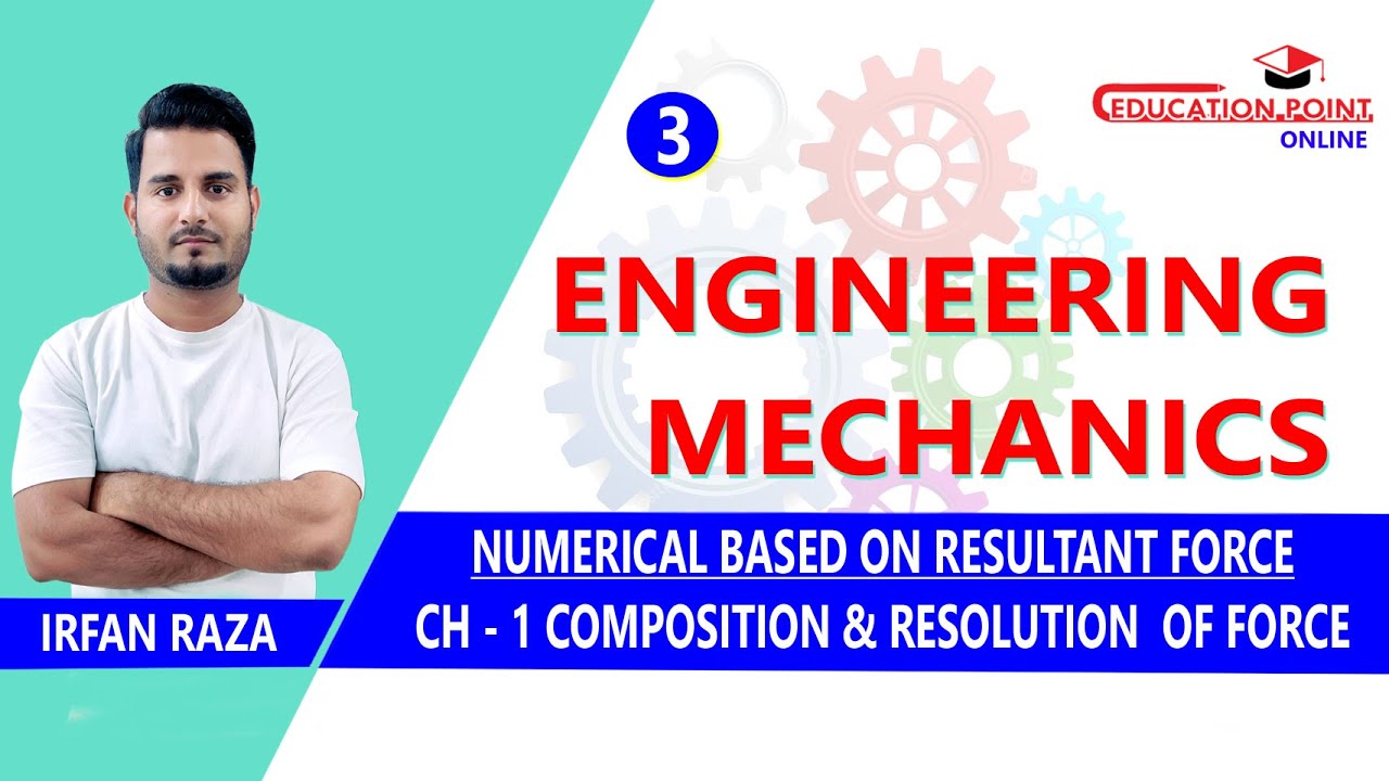 Lec 3 | Numerical Based on Resultant Force | Composition & Resolution ...