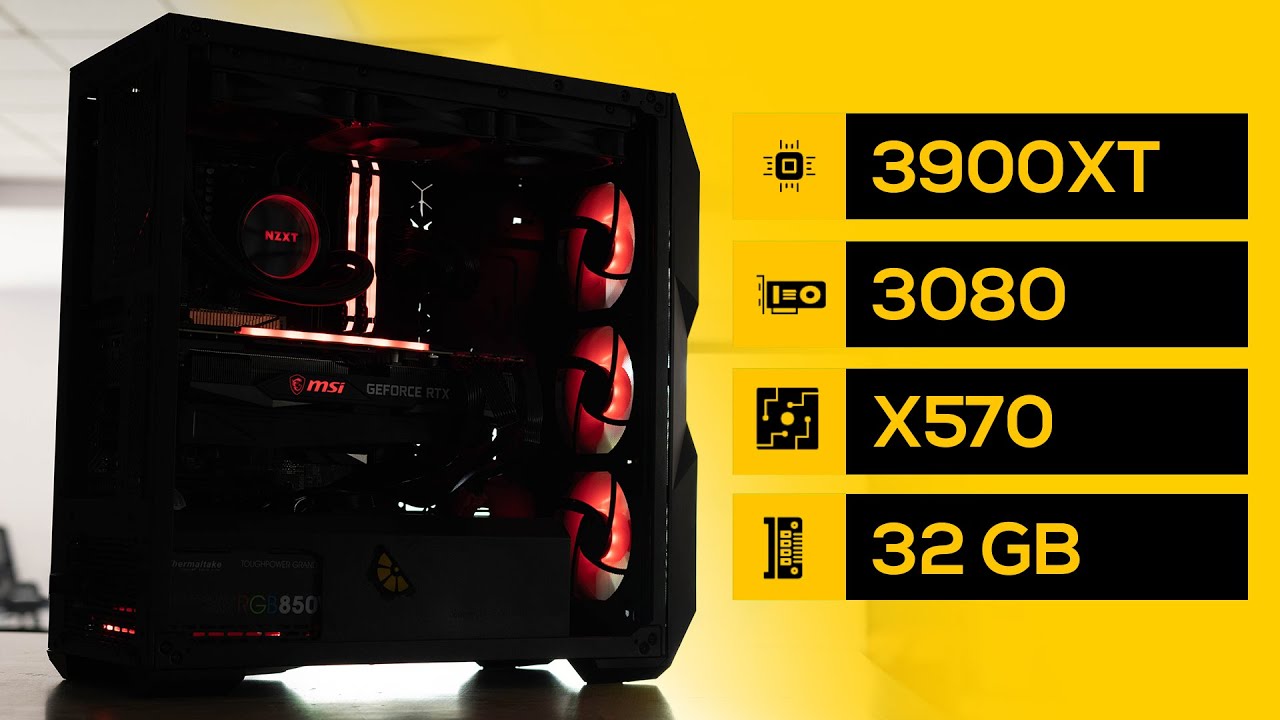 MSI RTX 3080 + Ryzen 3900 XT | themvp.in - YouTube