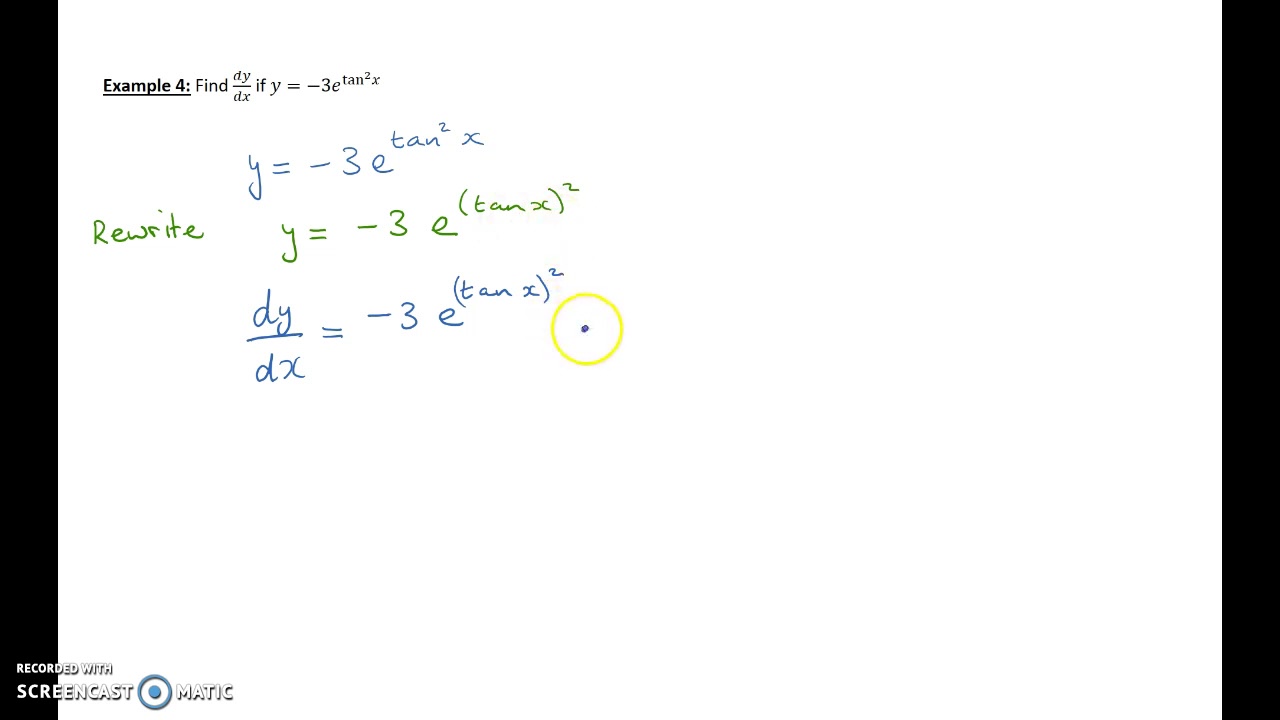 Chain Rule 1, Composition of Functions, Example 2 - YouTube