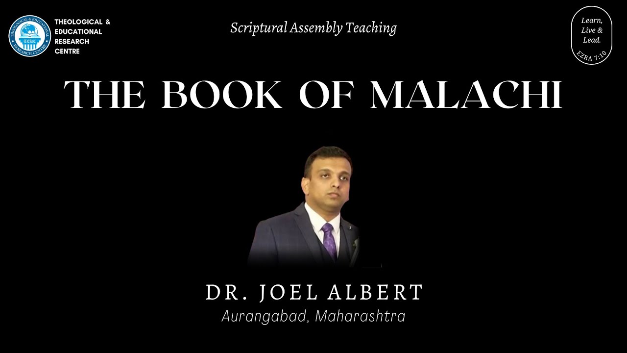 The Book of Malachi Ch. 01 - Dr. Joel Albert - YouTube
