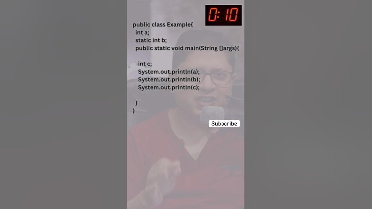 Find output of java program #mysirg - YouTube