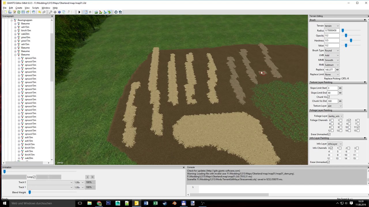 LS15 Giants Editor Map Tutorial #027 Felder erstellen - YouTube