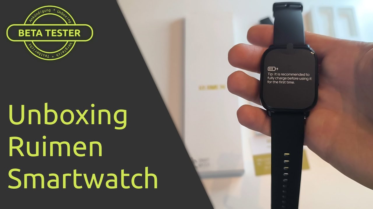 [Unboxing] Ruimen H1 Smartwatch - deutsch - YouTube