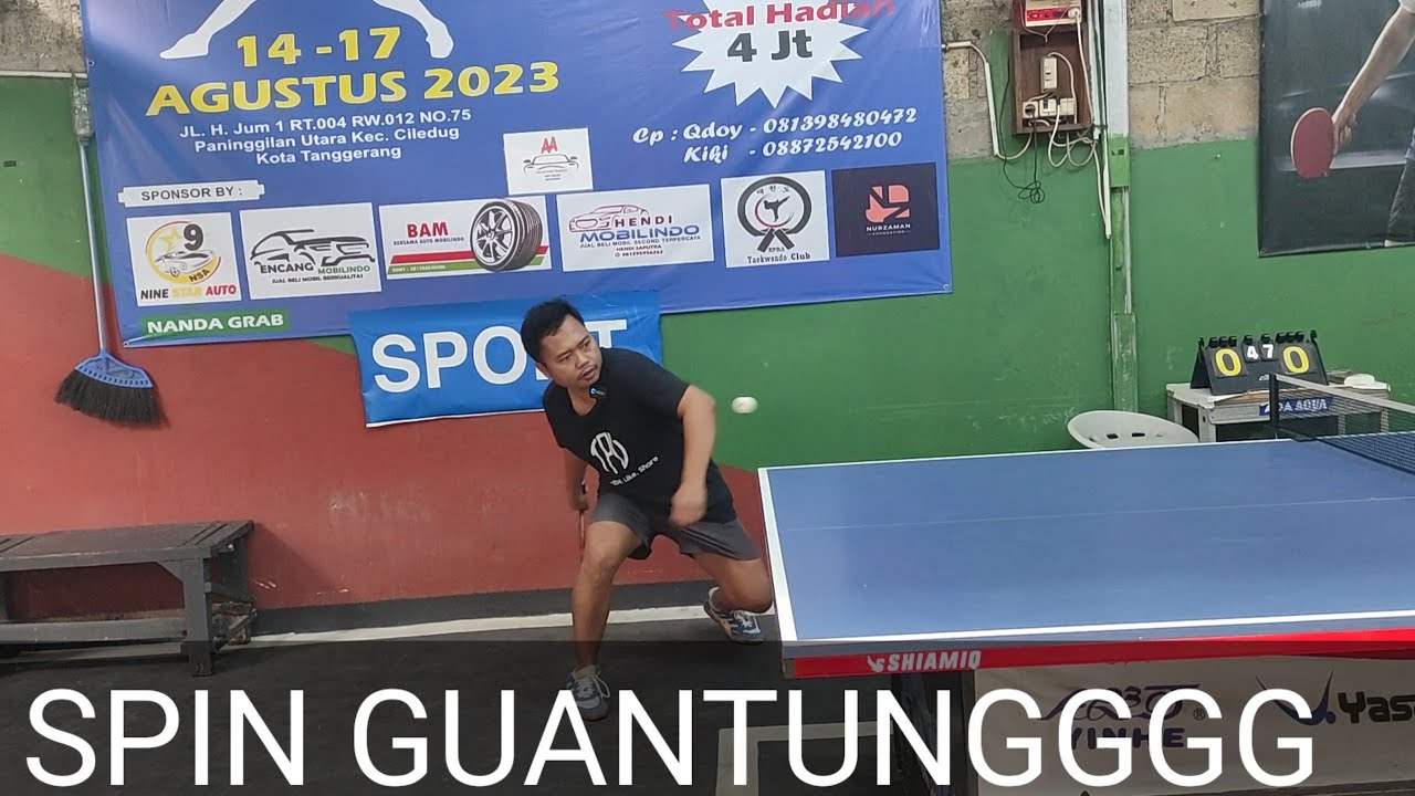 cara mudah spin gantung teknik membuat putaran yang banyak tenis meja ...