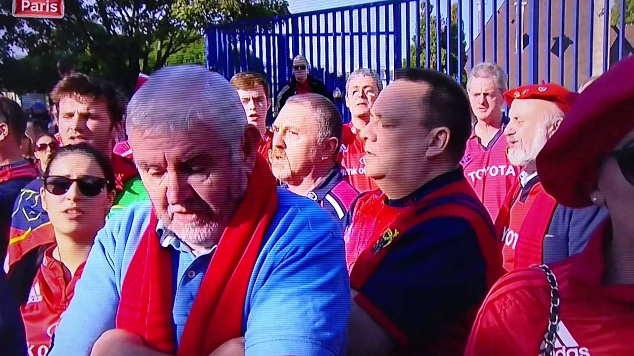 Anthony Foley Tribute Paris Fields Of Athenry - YouTube