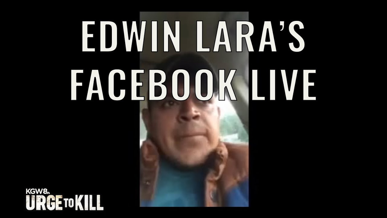 Edwin Lara's Facebook live during crime spree - YouTube