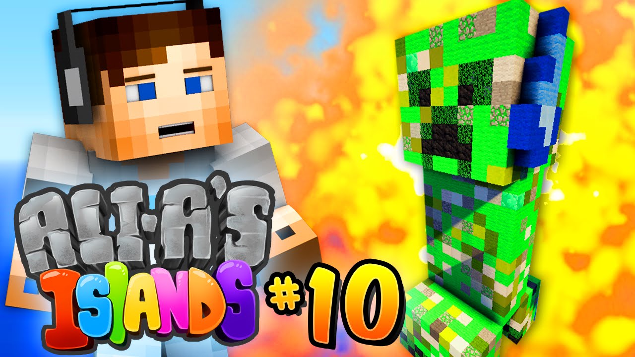 Minecraft 1.9 - Ali-A's Islands #10 - "EXPLOSIVE ADVENTURE!" - YouTube