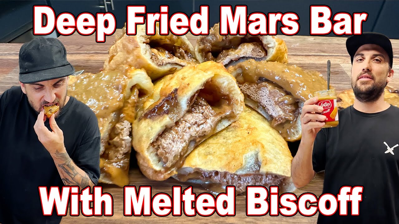 Deep Fried Mars Bar withMelted Biscoff - YouTube