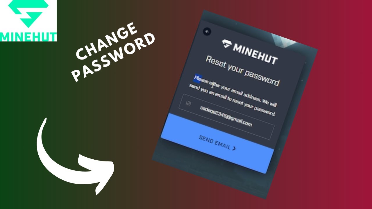 how to change minehut password - YouTube