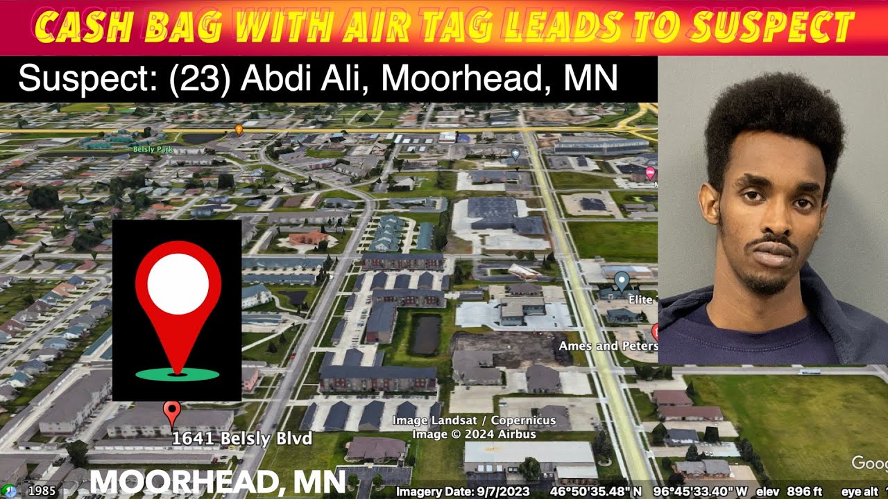 WHOOPS! Stolen Cash Bag Had Air Tag On It - YouTube