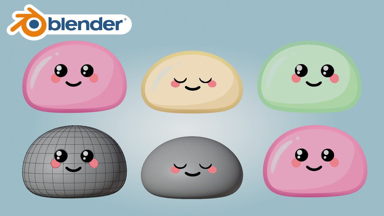 Create This 3D Mochi Loop Animation in BLENDER - YouTube