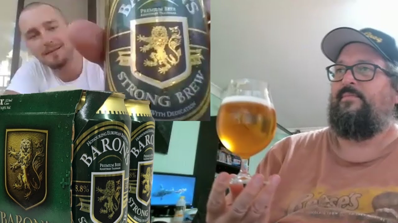 Barons Strong Beer - Malt Liquor Review : (feat. SwillinGrog) - YouTube