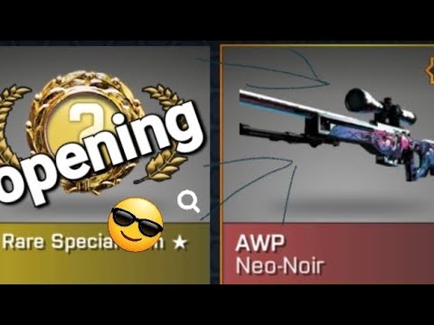 I opened case with awp neo-noir!!!|case opener - YouTube