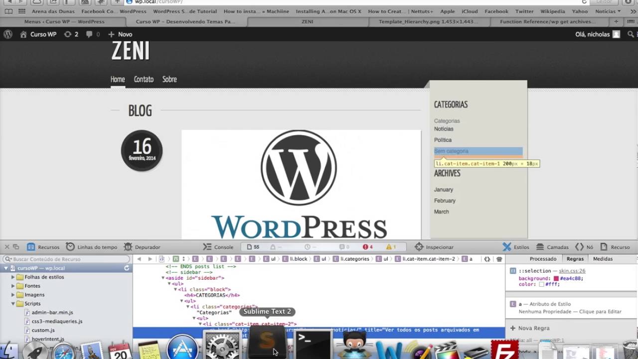24 Barra Lateral sidebar php - YouTube