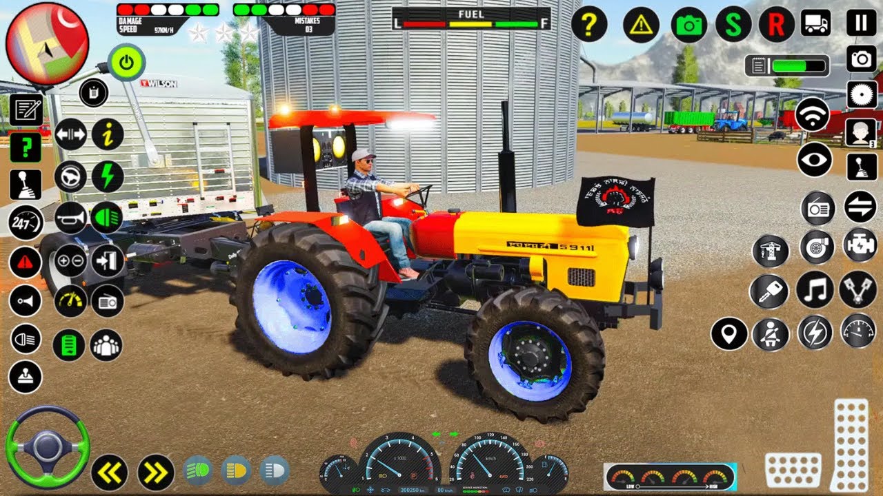 Real Tractor Pulling Simulator | tractor game | new games - YouTube
