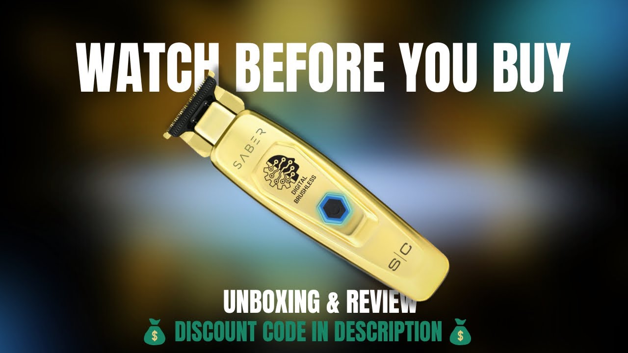 BEST Cordless Trimmers For Barbers (SC SABER) - YouTube