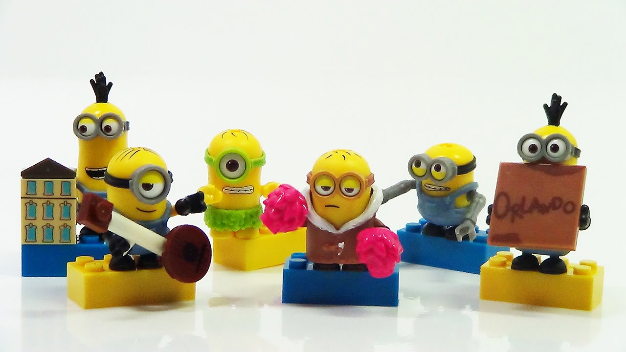 Unboxing Minion blind block pack assemble 미니언 - YouTube