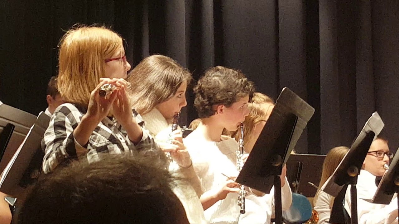 Kaylee's Winter Band Concert 2018 - YouTube