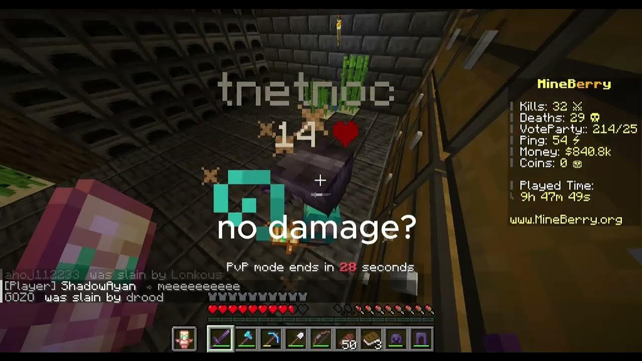 raiding a base in mineberry anarchy - YouTube