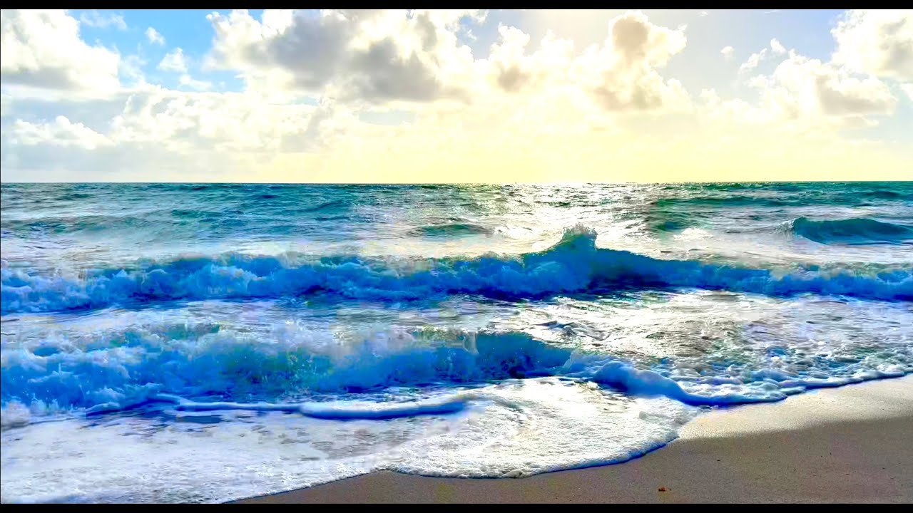 4K Sun, Waves & Soothing Wind: Relax and Unwind by the Beach - 7 Hours ...