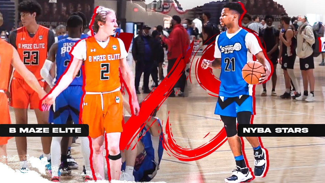 ***ISAIAH WEST VS. BLUE CAIN*** NYBA Stars vs. B Maze Elite | FULL GAME ...