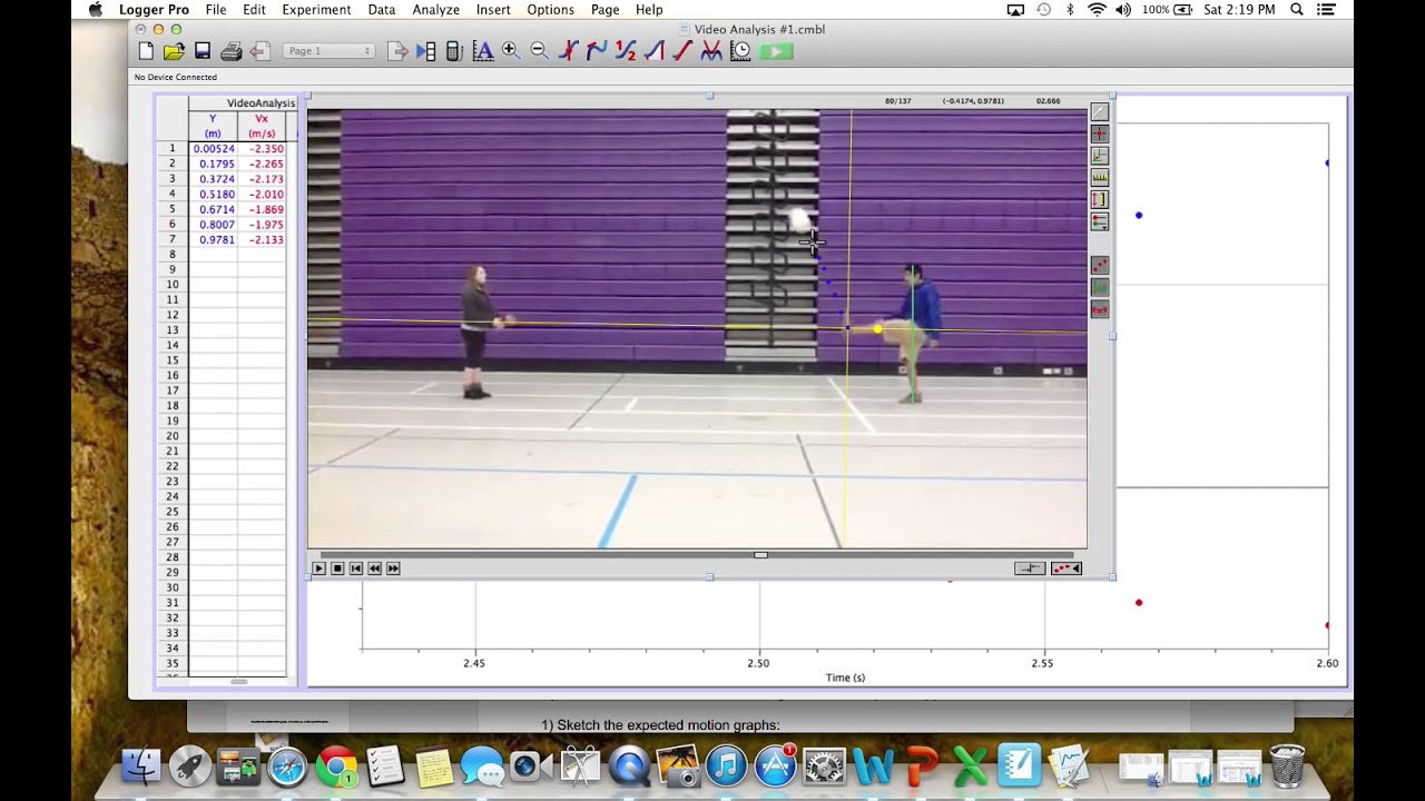 Logger Pro Video Analysis Intro - YouTube