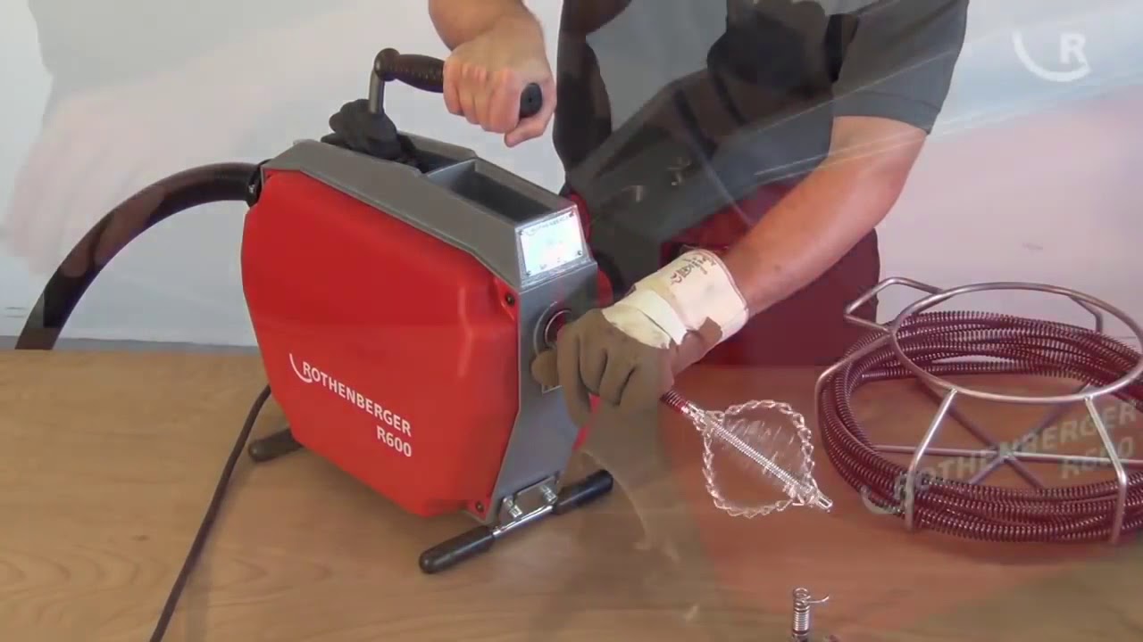 ROTHENBERGER R600 Rohrreinigungsmaschine - YouTube
