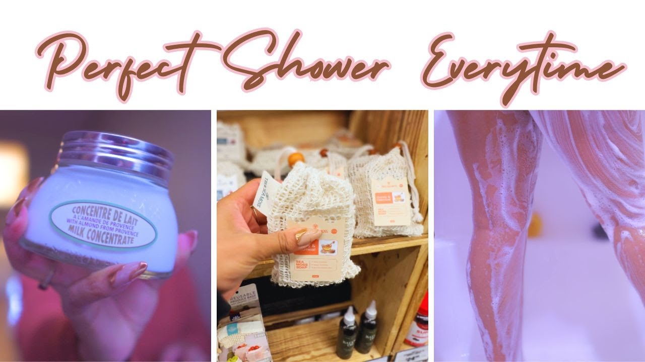 Perfect Shower bodycare step by step routine - YouTube