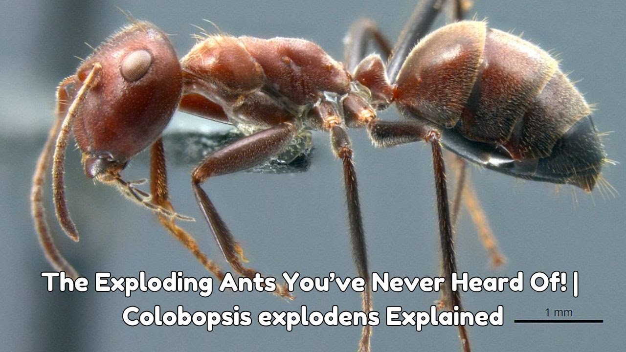 The Exploding Ants You’ve Never Heard Of! | Colobopsis explodens ...
