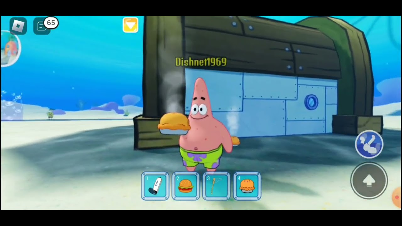 Patrick Star Eats The Pie Bomb And Explodes (Roblox) - YouTube