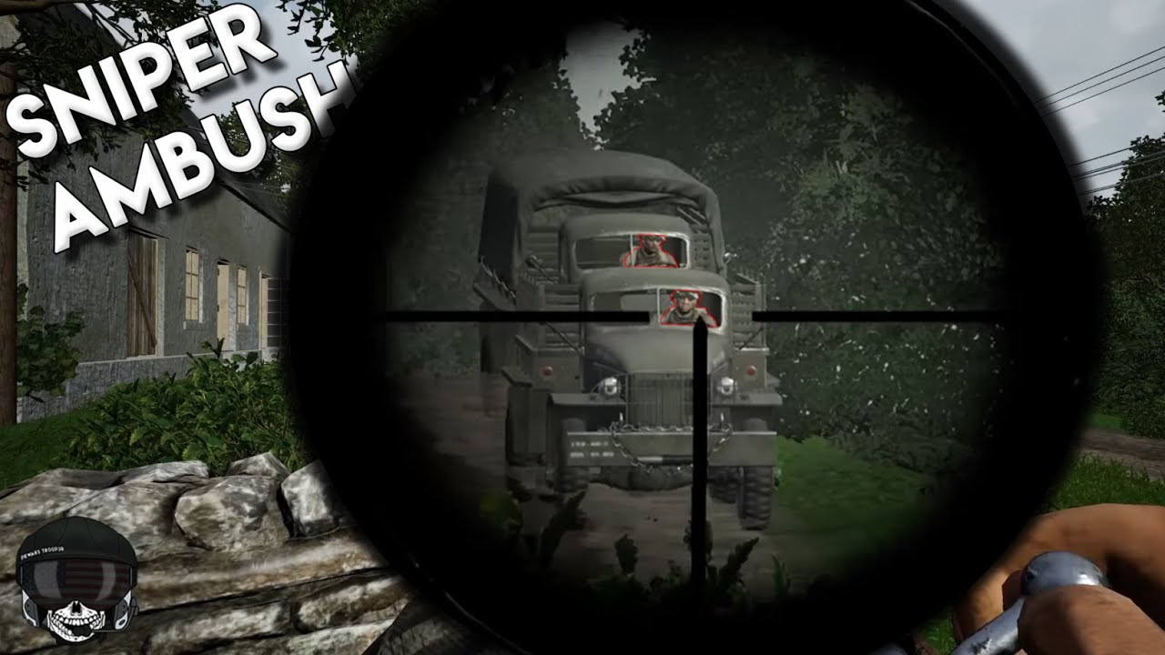 Sniper Ambush - Post Scriptum Carentan Gameplay - YouTube